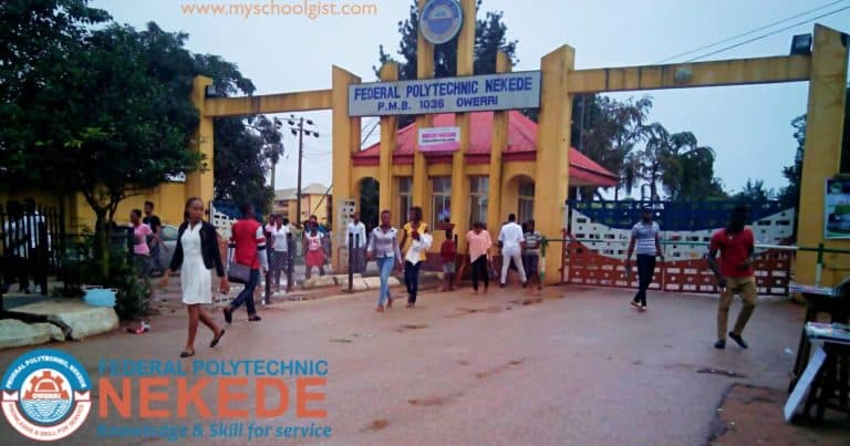 Federal Poly Nekede Post UTME Form for 2025/2026 ND Admission